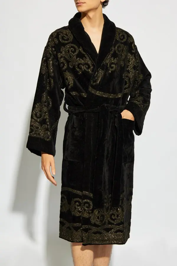 Versace Long-sleeved Bathrobe