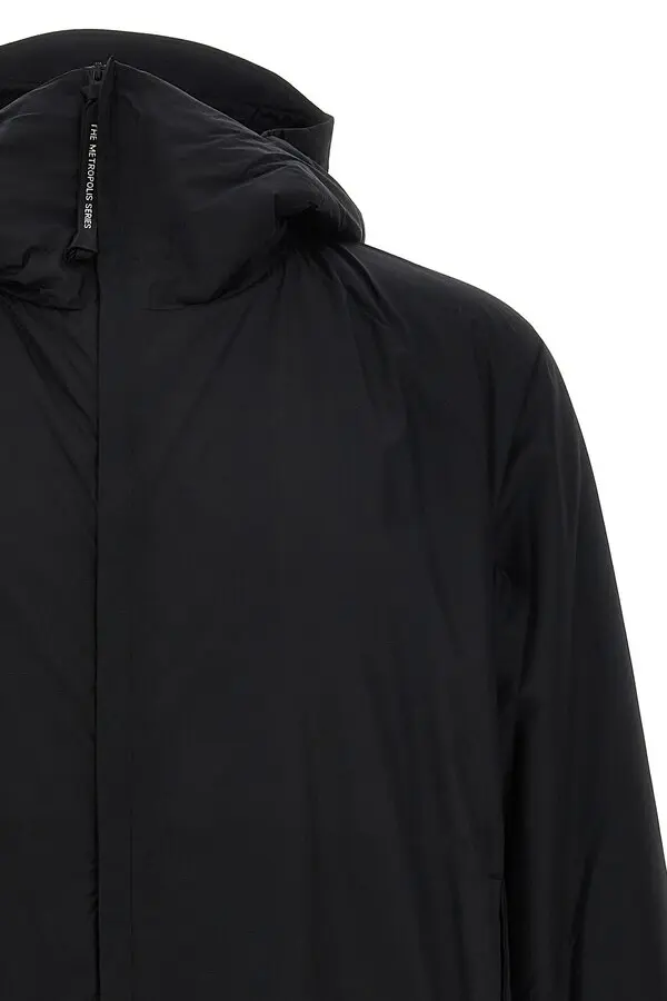 C.P. COMPANY Series Pertex Padded Hooded Jacket - Black
