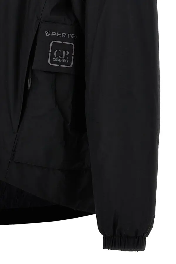 C.P. COMPANY Series Pertex Padded Hooded Jacket - Black