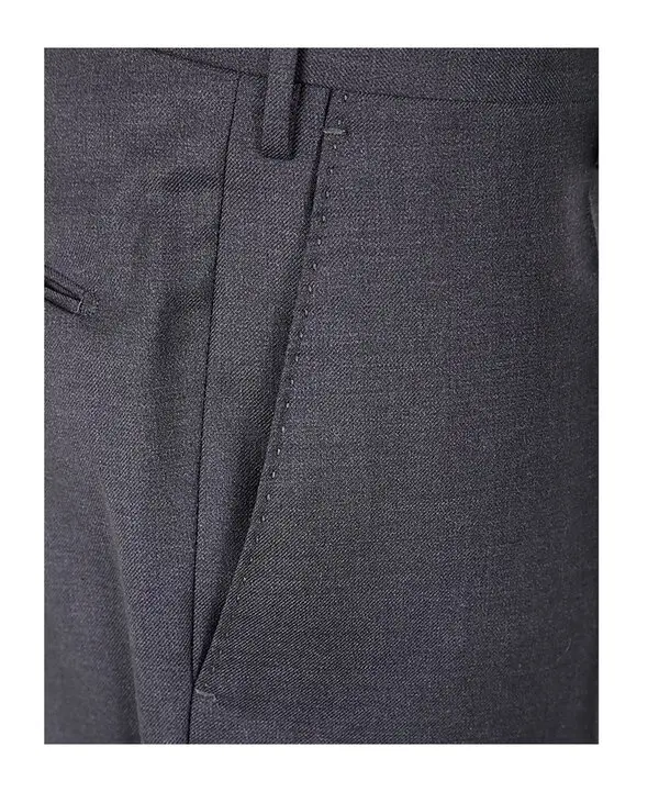 Incotex Tailored Wool Trousers - Black