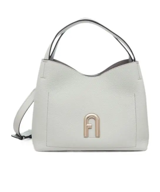 Furla Logo Shoulder Bag - White