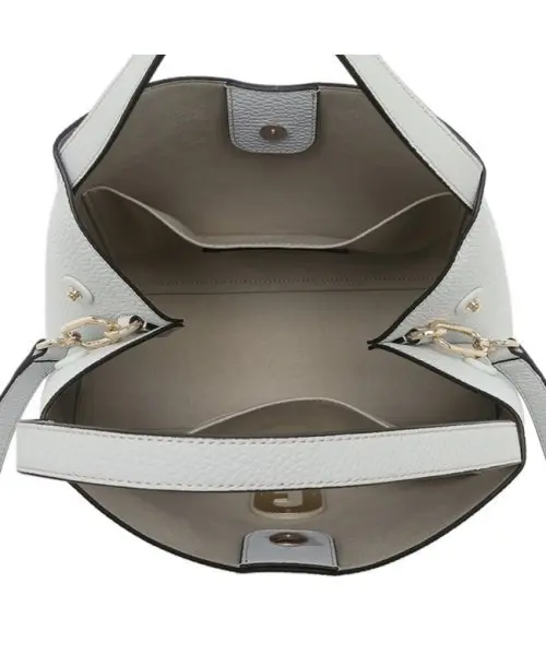 Furla Logo Shoulder Bag - White