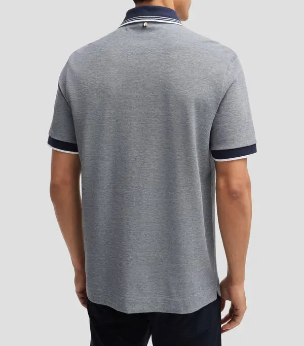 Hugo Boss Logo Embroidered Short-sleeved Polo Shirt