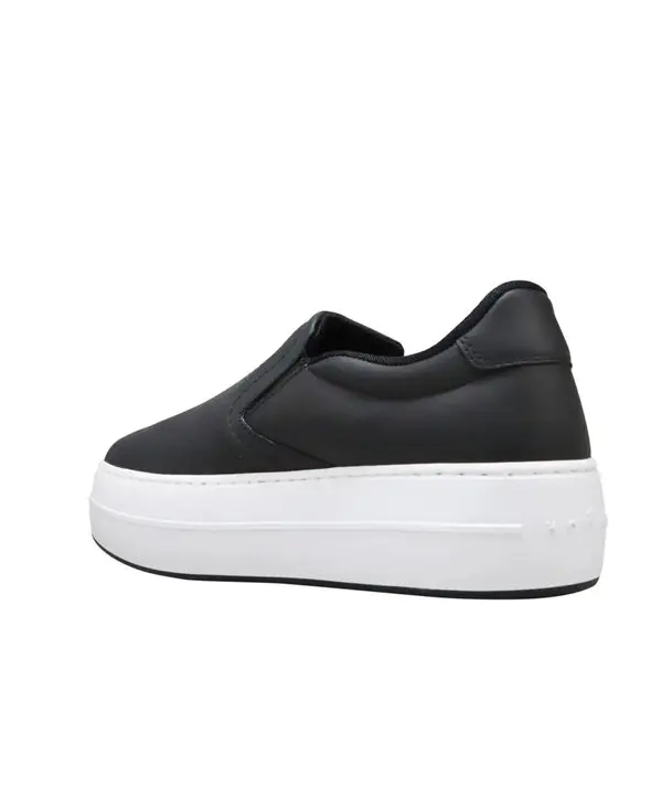 Hogan Slip-on Platform Sneakers With Round Toe And Thick Sole