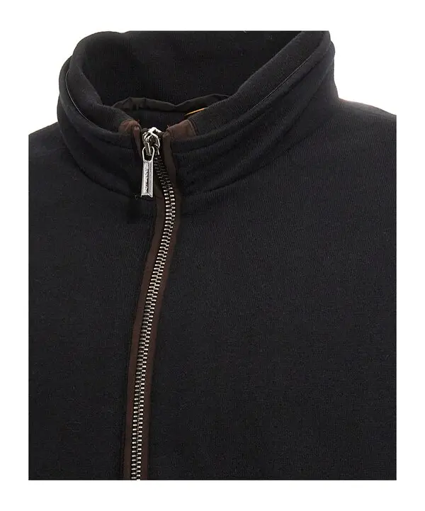 MOORER Bellati-mrw Jacket With Removable Fur Collar - Black