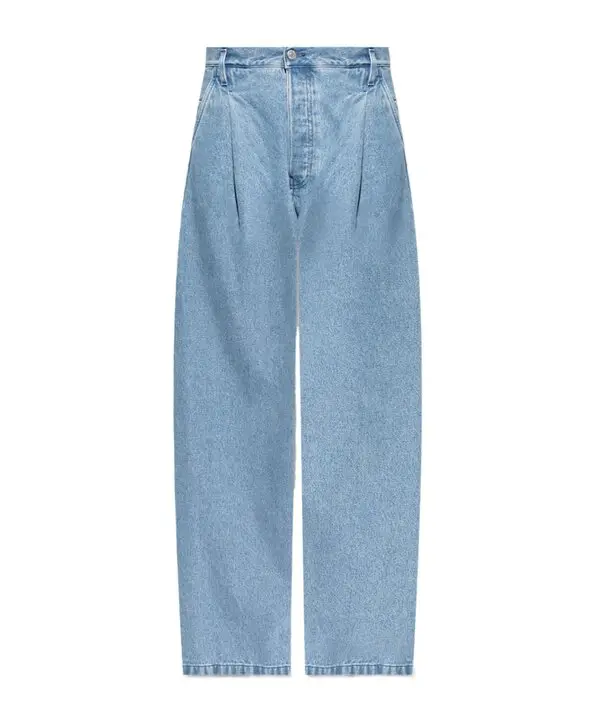 Dries Van Noten Belt Loop Jeans - Light Blue