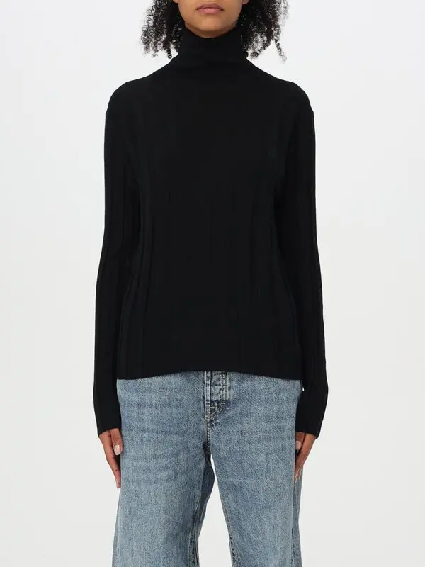 ALLUDE Ribbed Long-sleeved Jumper