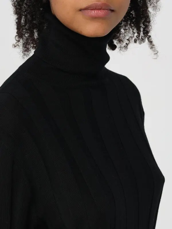 ALLUDE Ribbed Long-sleeved Jumper