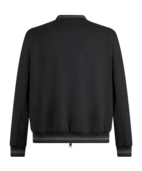 Etro Logo-embroidered Zip-up Bomber Jacket