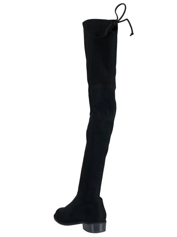 STUART WEITZMAN Over The Knee Boots With Lace Detail - Black