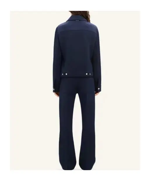 COURREGES Twill Trucker Jacket - Black