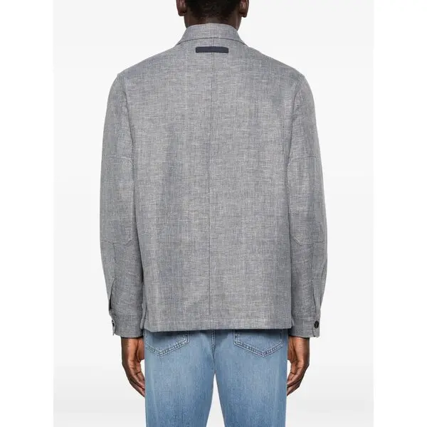 Zegna Button-up Flap-pocket Shirt