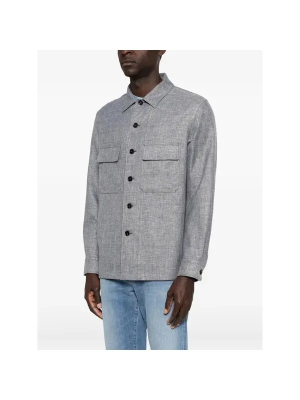 Zegna Button-up Flap-pocket Shirt