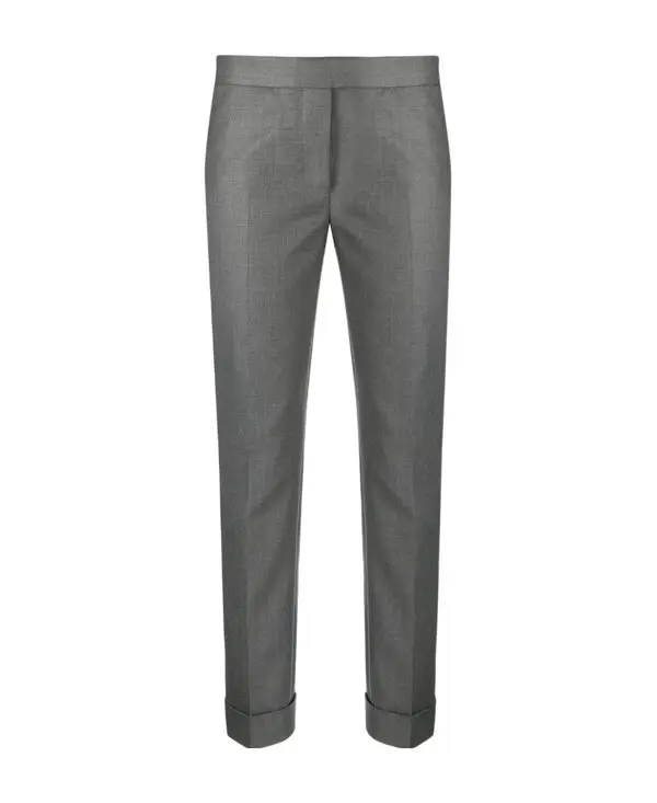 Thom Browne Super 120's Twill Skinny Trousers - Medium Gray