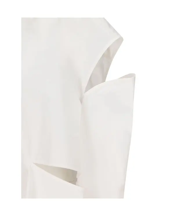 Alexander McQueen Cut-out Detailed Shirt Dress