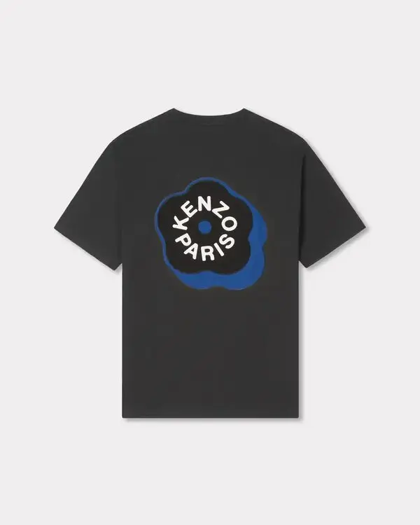 Kenzo Boke Flower 2.0 Embroidered Oversized T-shirt - Black