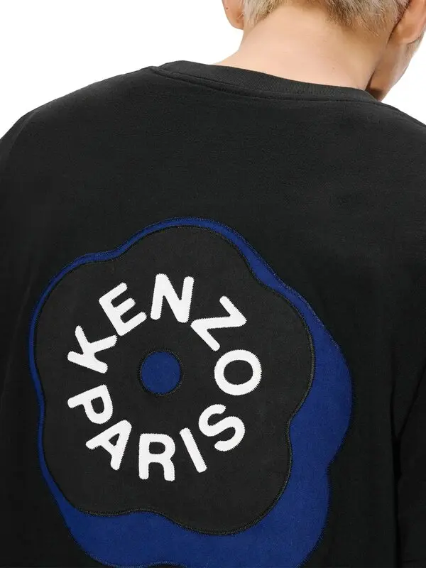 Kenzo Boke Flower 2.0 Embroidered Oversized T-shirt - Black