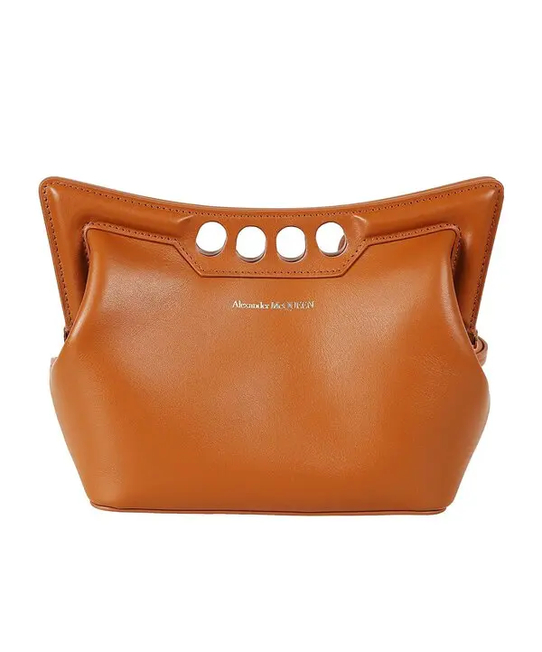 Alexander McQueen Knuckle Shoulder Bag - Brown