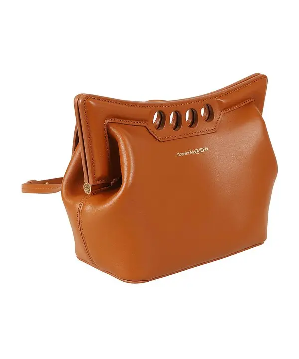 Alexander McQueen Knuckle Shoulder Bag - Brown