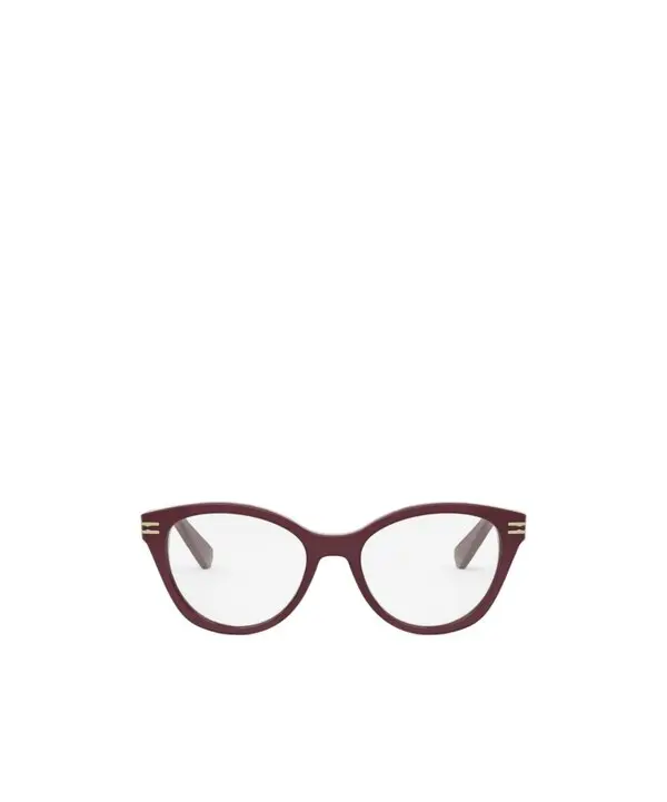 BVLGARI Cat Eye Eyeglasses - Red
