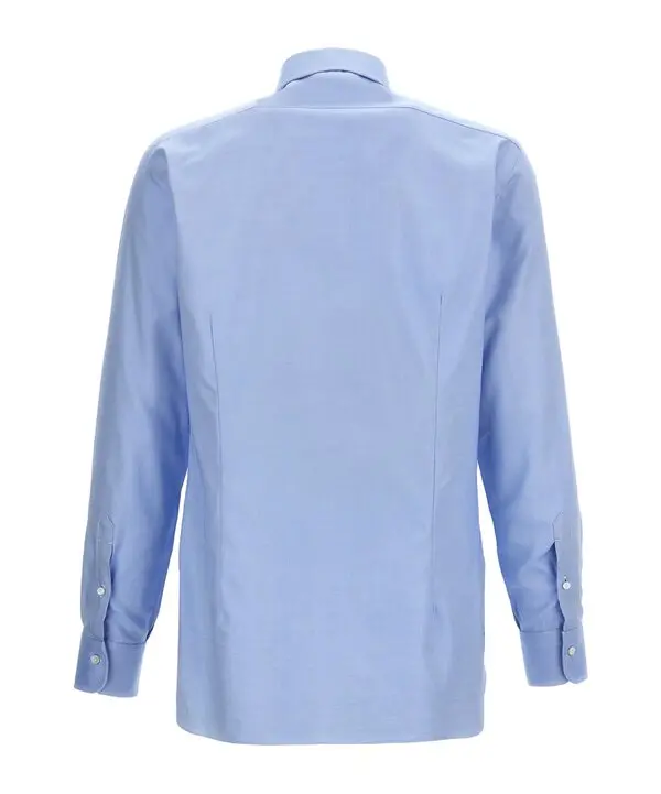 BARBA NAPOLI Classic Tailored Shirt - Blue