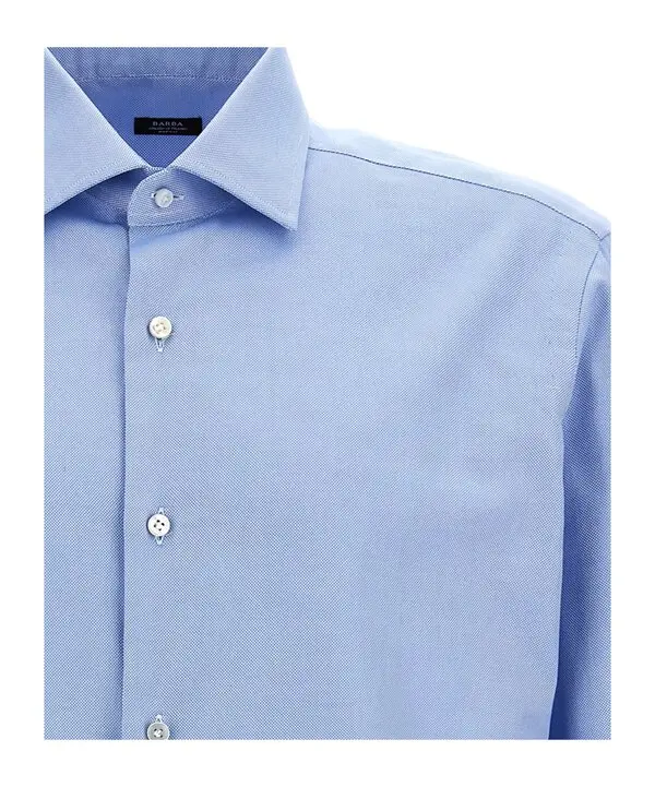 BARBA NAPOLI Classic Tailored Shirt - Blue