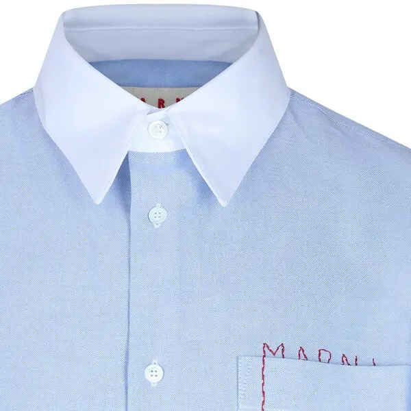 Marni Logo Embroidered Shirt