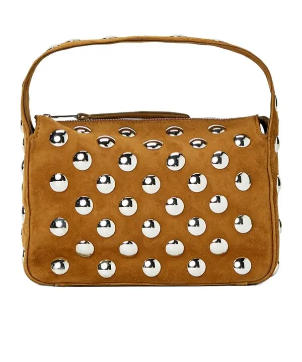 Khaite Elena Studded Tote Bag - Brown