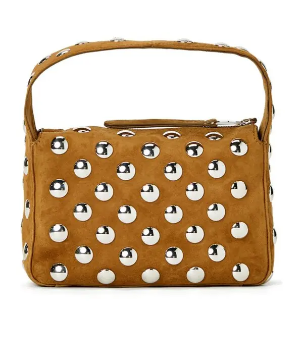 Khaite Elena Studded Tote Bag - Brown