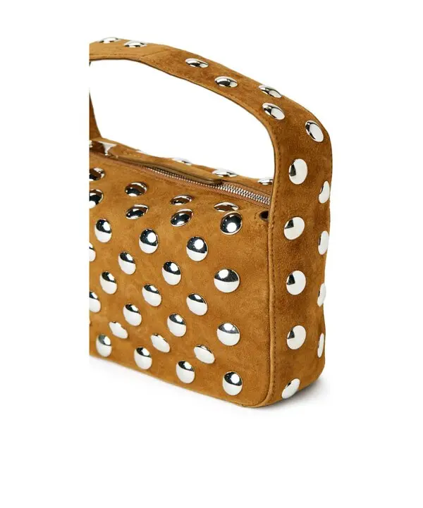 Khaite Elena Studded Tote Bag - Brown