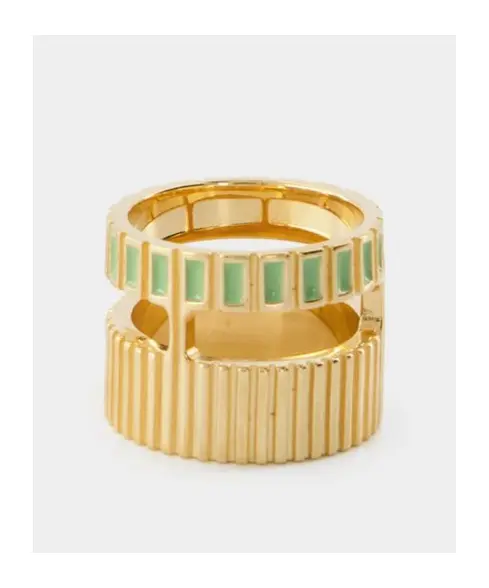 IVI Slot Stacked Ring - Yellow