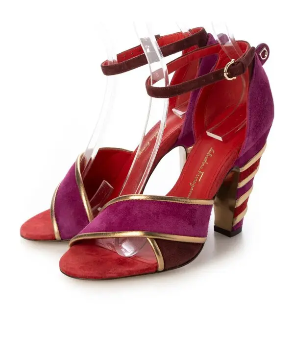 FERRAGAMO High-heeled Sandals With Logo Detail