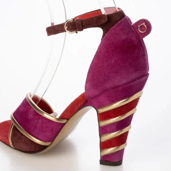 FERRAGAMO High-heeled Sandals With Logo Detail