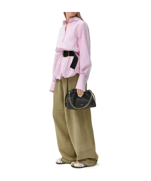Loewe Belted Shirt With Asymmetrical Pendant