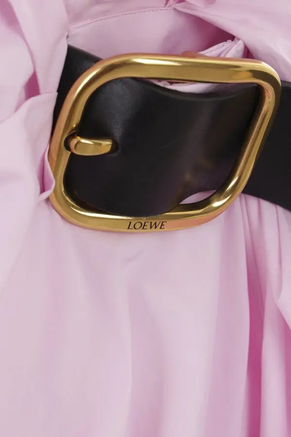 Loewe Belted Shirt With Asymmetrical Pendant
