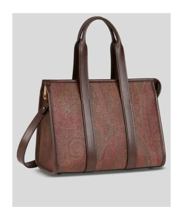 Etro Paisley Jacquard Top Handle Bag