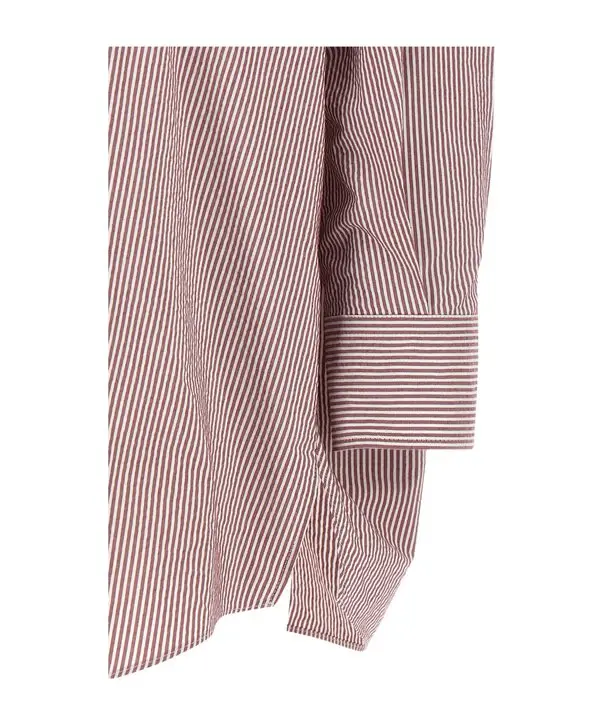 Brunello Cucinelli Striped Long Sleeve Shirt