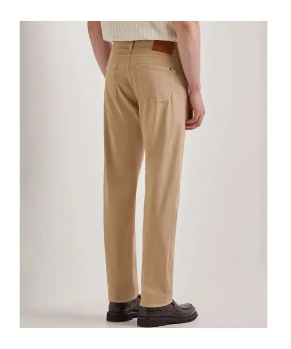 Canali Five-pocket Straight-leg Trousers - Beige
