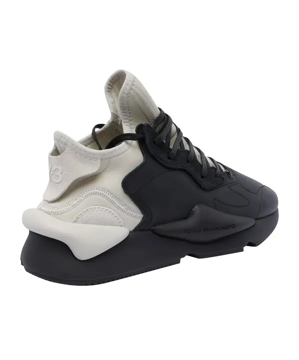Y3 Kaiwa Low-top Sneakers - Black/talc