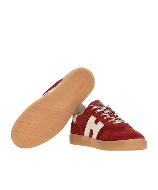 Hogan H-stripe Low-top Sneakers - Red