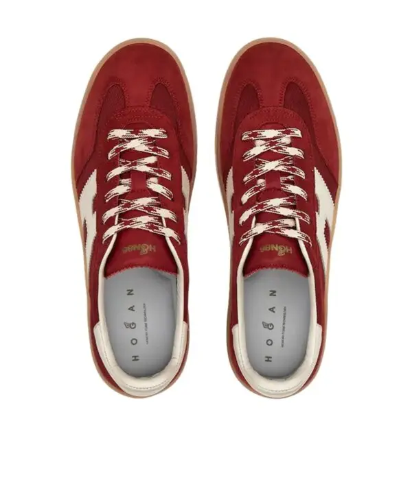 Hogan H-stripe Low-top Sneakers - Red