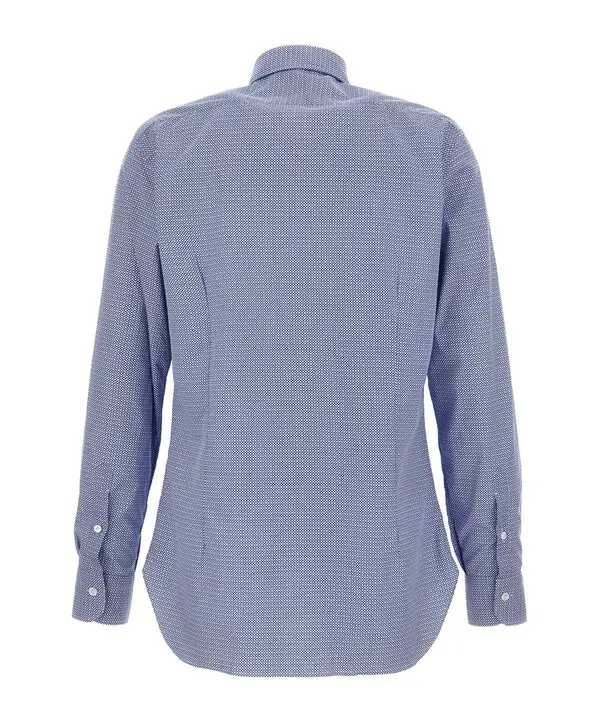 BARBA NAPOLI Culto Classic Fit Shirt - Blue