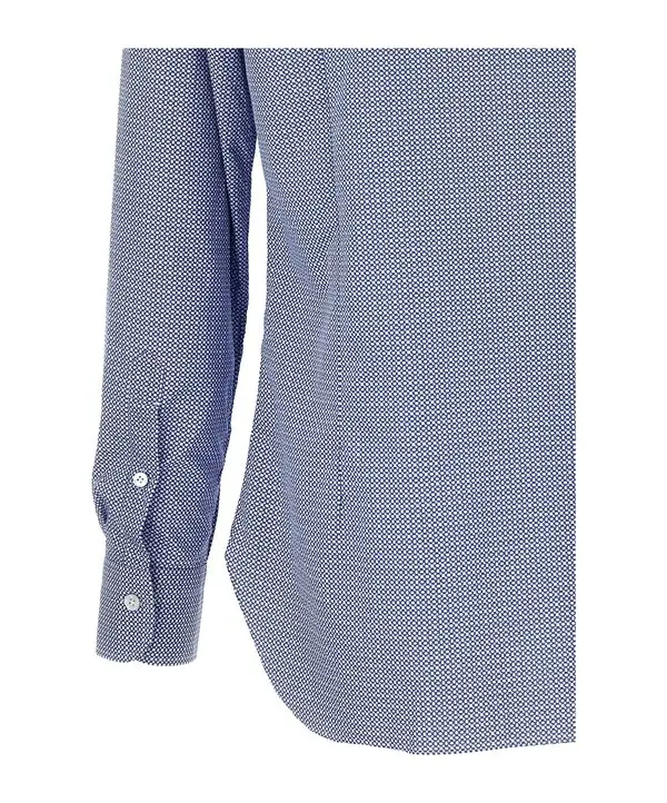 BARBA NAPOLI Culto Classic Fit Shirt - Blue