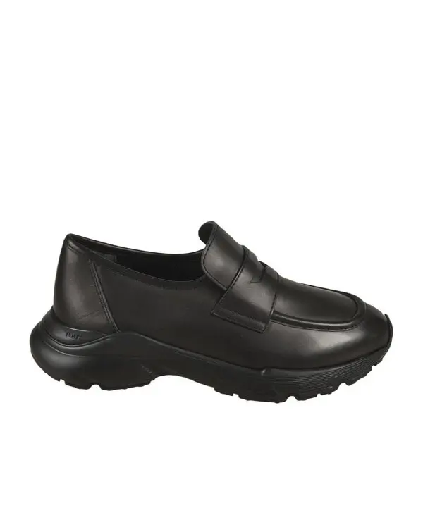 TOD'S Penny Bar Sporty Loafers - Black