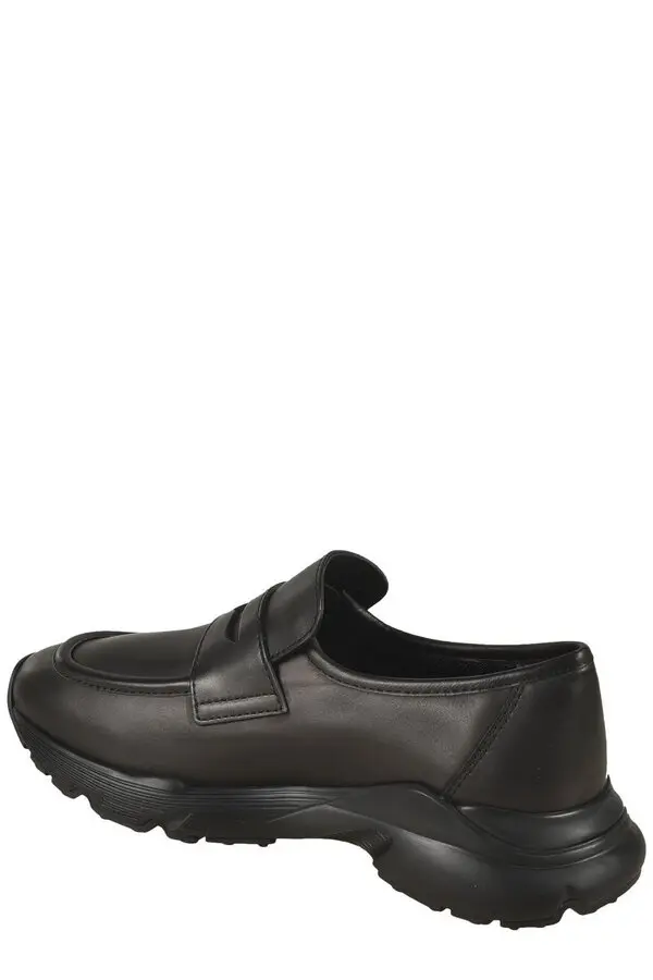 TOD'S Penny Bar Sporty Loafers - Black