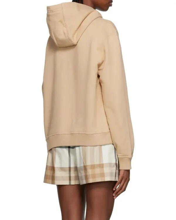 Burberry Brushed-cotton Poulter Deer Hoodie