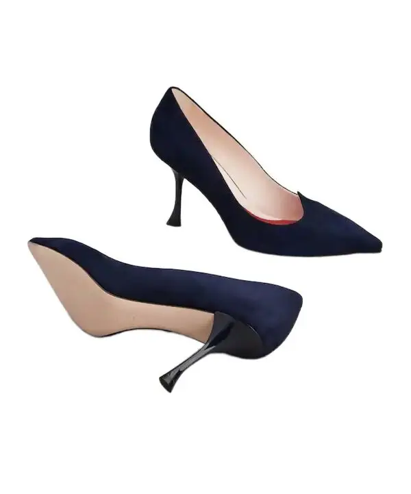 ROGER VIVIER I Love Vivier" Suede Pumps - Blue