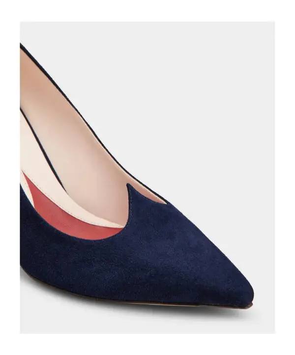 ROGER VIVIER I Love Vivier" Suede Pumps - Blue