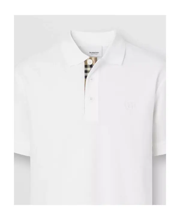 Burberry Logo Embroidered Short-sleeved Polo Shirt