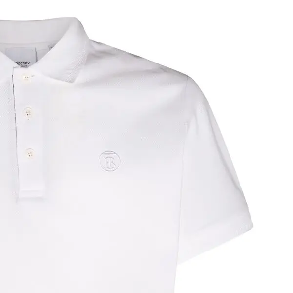 Burberry Logo Embroidered Short-sleeved Polo Shirt